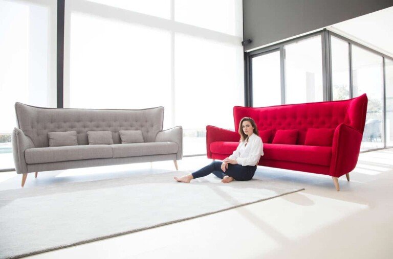 Simone B12 4 Seater Split Sofa from Fama | Mia Stanza