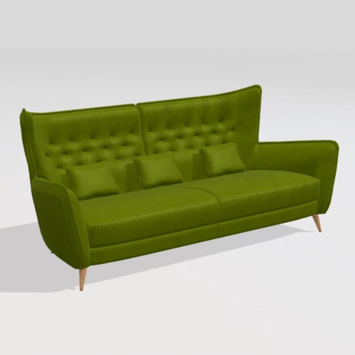 Simone B12 4 Seater Split Sofa from Fama | Mia Stanza